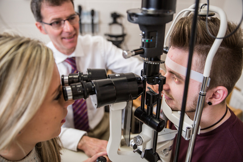 People within the Optometry Clinic